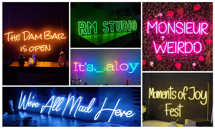 Custom Neon Signs of Neon Letters at Your Fingertips – NeonWill