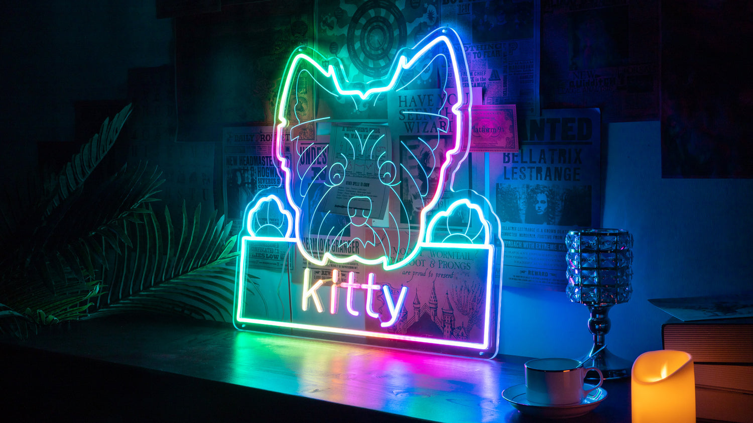 Custom LED Neon Signs with UV Printed Backboard – NeonWill