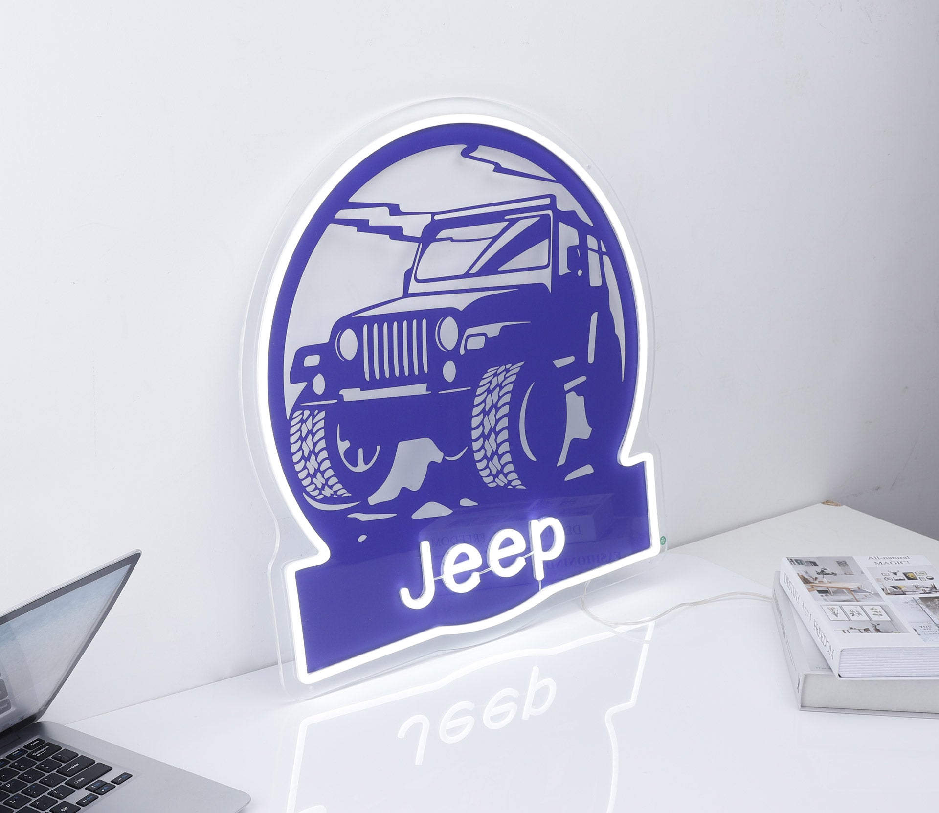 Custom LED Neon Signs with UV Printed Backboard – NeonWill