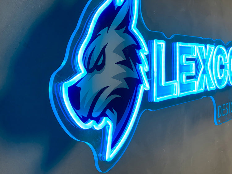 Custom LED Neon Signs with UV Printed Backboard – NeonWill